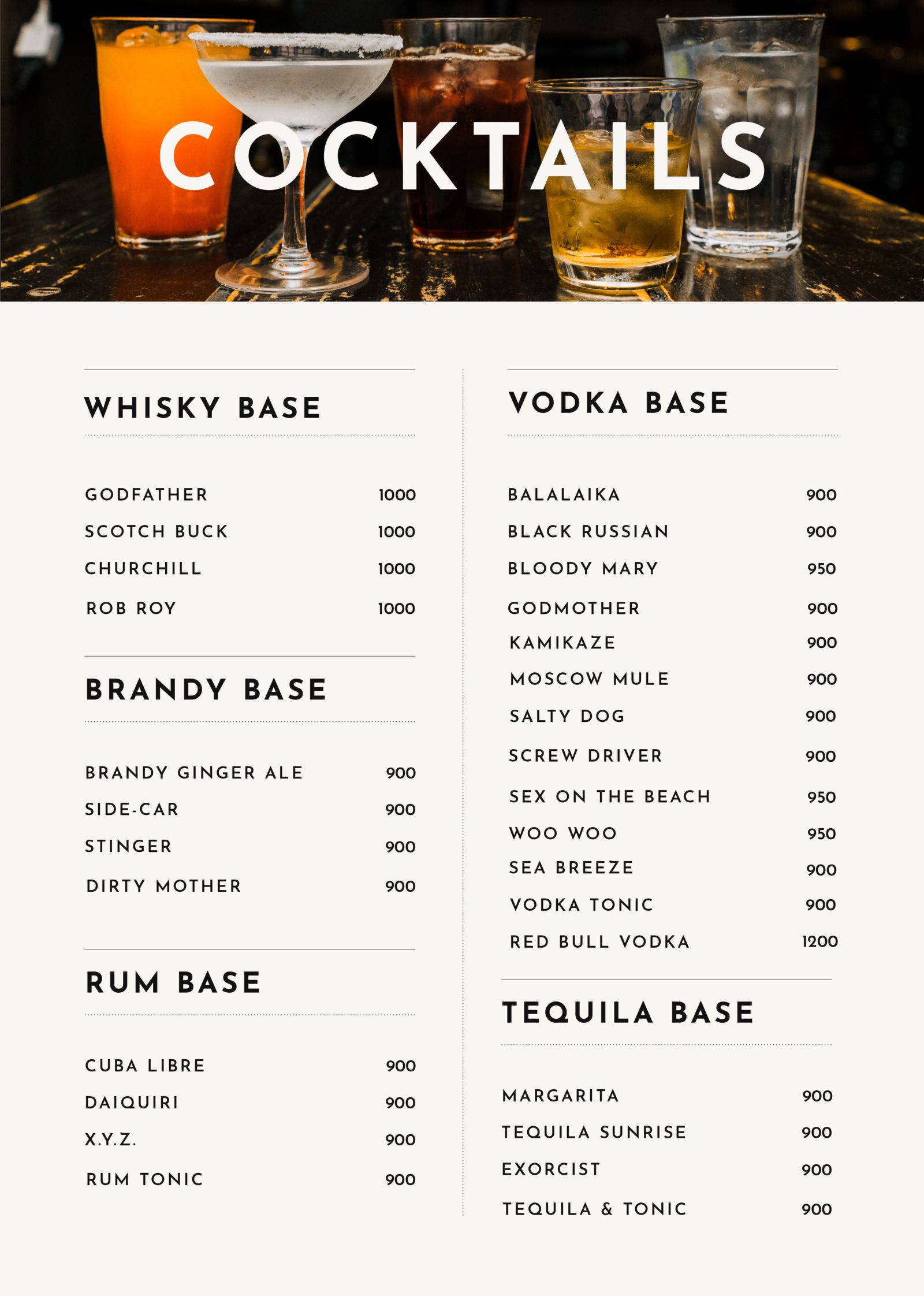 ALDGATE MENU - the Aldgate